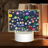 Comic BFDI Battle For Dream Island Rectangular Acrylic Night Light USB ...