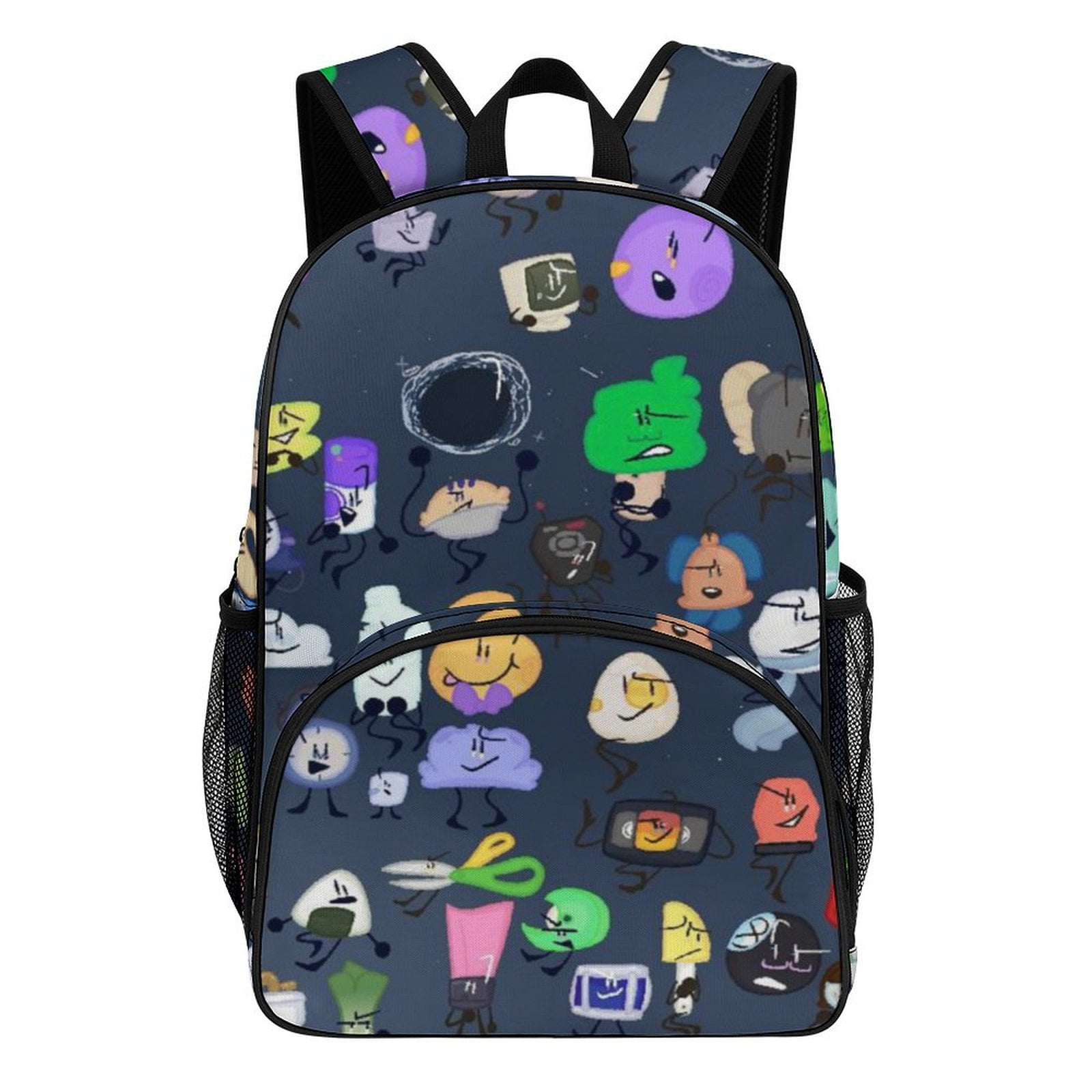 Comic BFDI Battle For Dream Island Adjustable Backpack Laptop Daypack ...