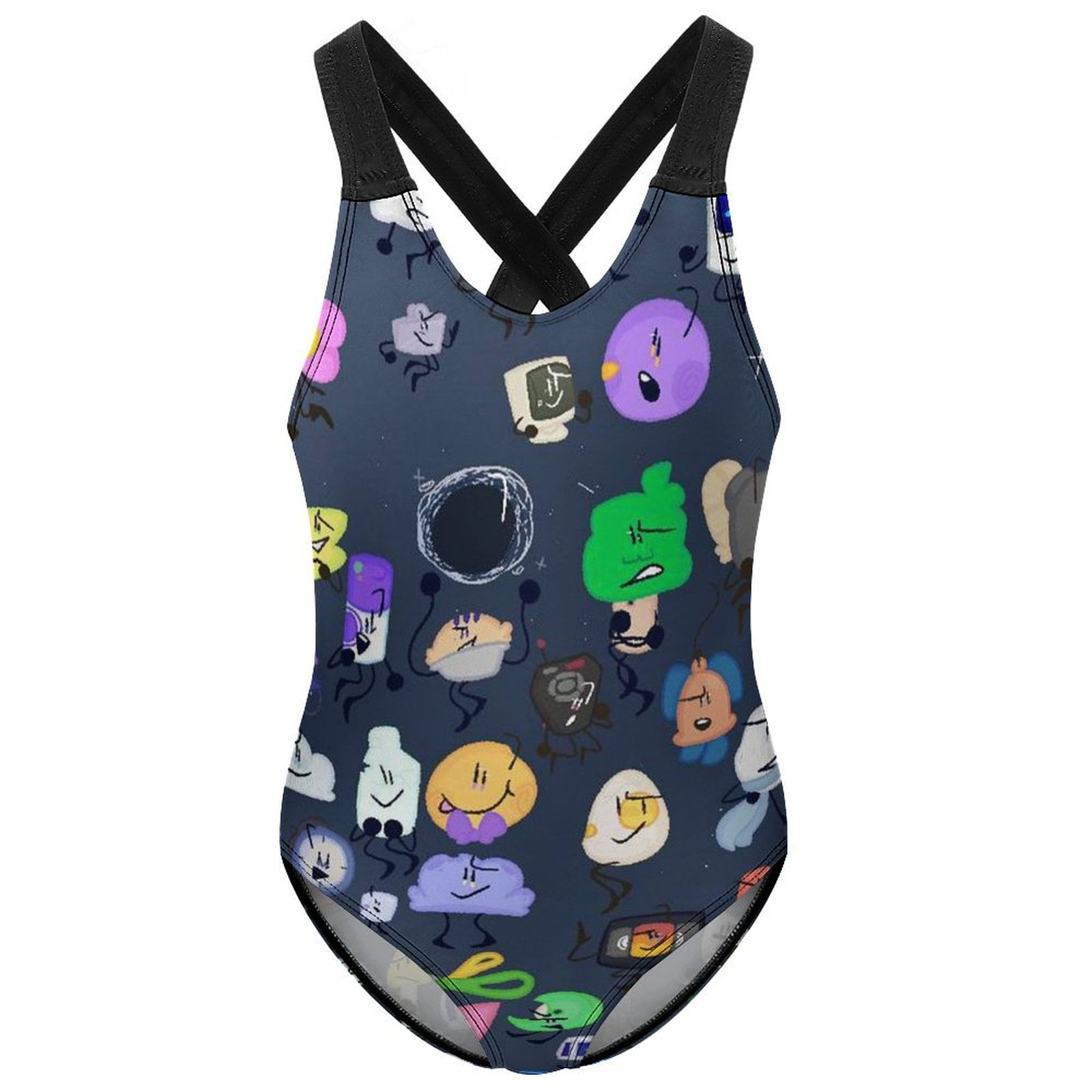 Comic BFDI Battle For Dream Island Children's One-piece Swimsuit Summer ...