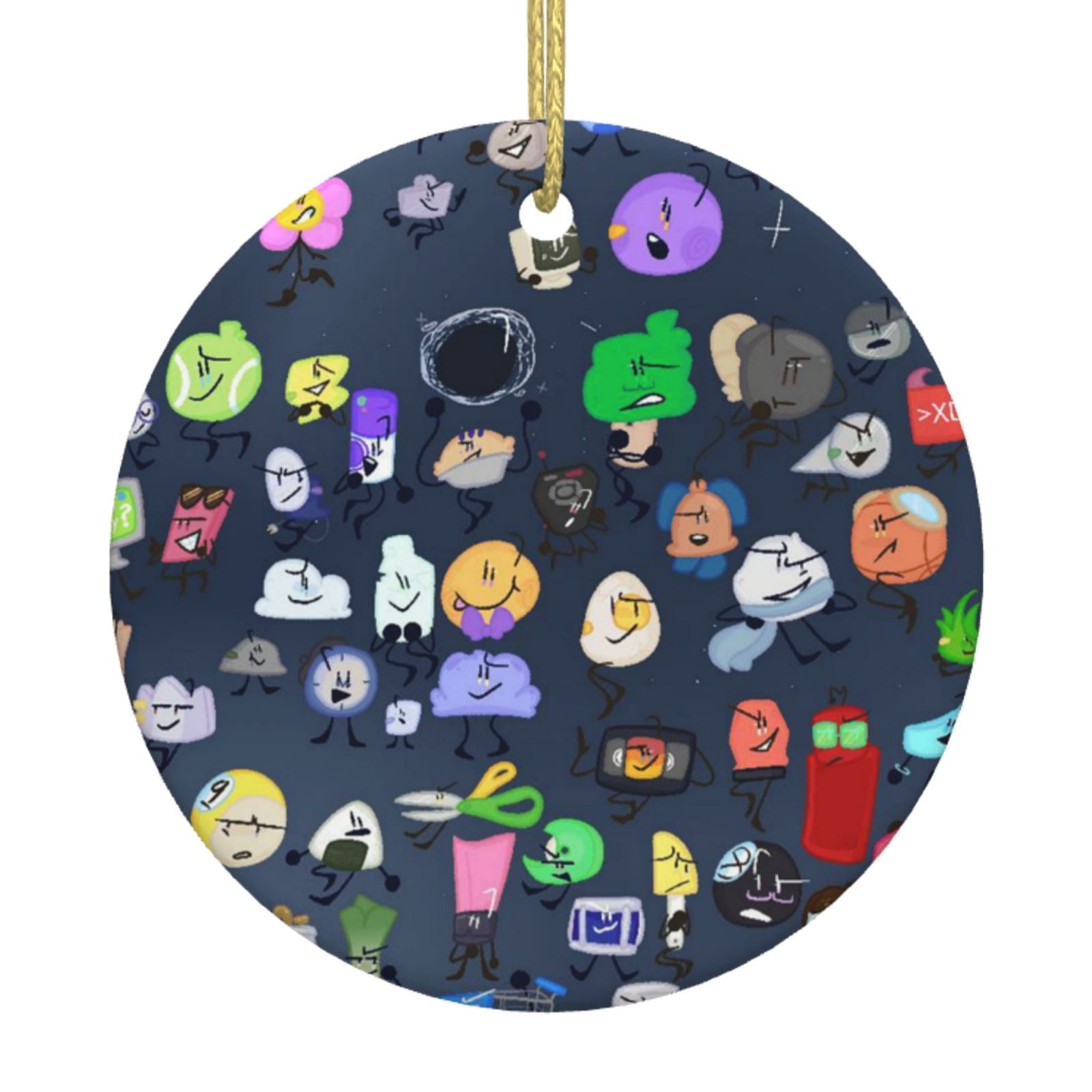 Comic BFDI Battle For Dream Island Christmas Tree Hanging Ornaments ...