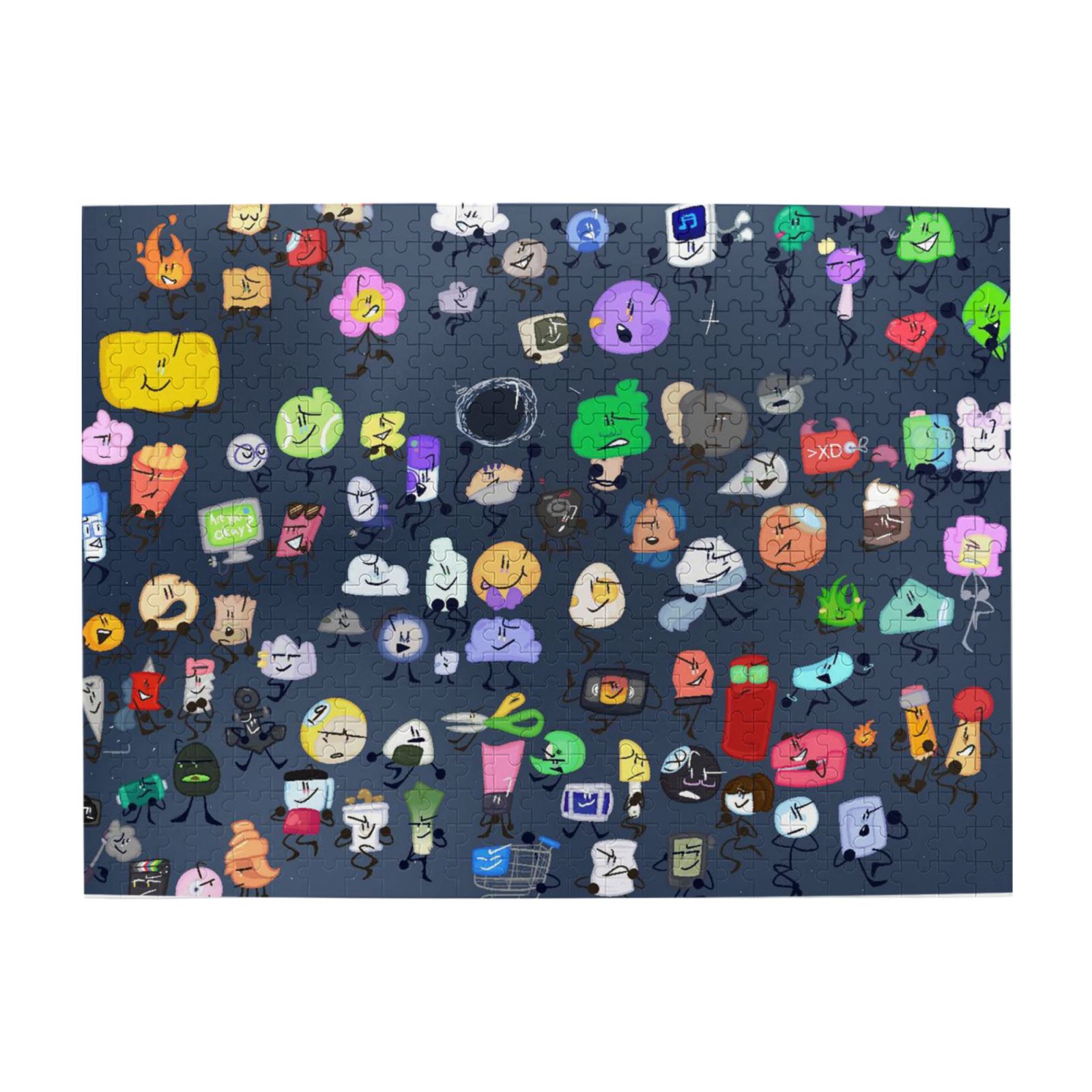 Comic BFDI Battle For Dream Island Wooden Jigsaw Puzzles Accessories ...