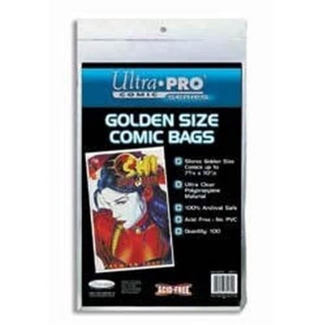 Comic Bags - Golden Size (100 per pack) - Walmart.com