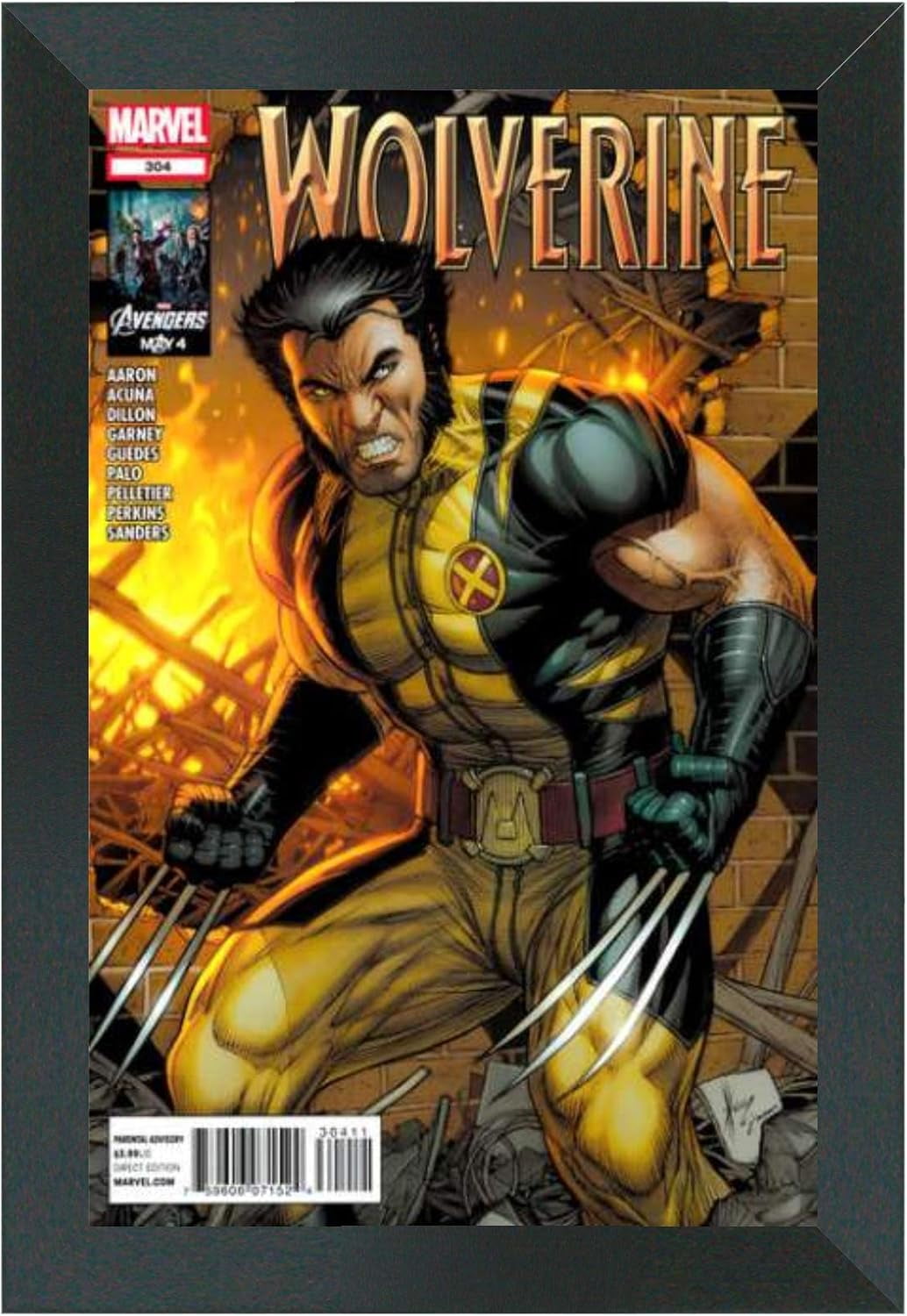 Comic Book Frame | Black Moulding | UV Protected | Real Glass ...