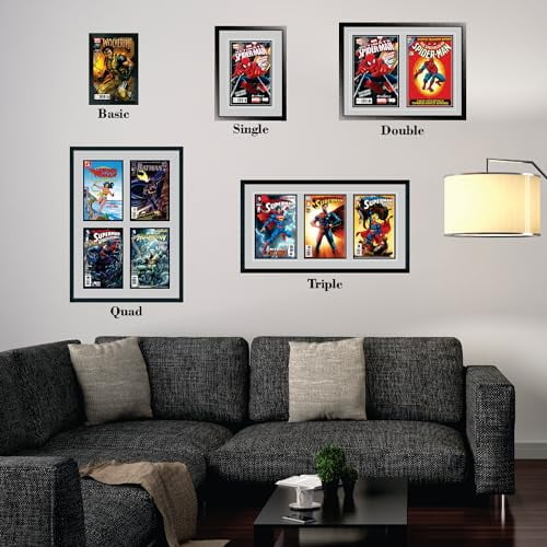 Comic Book Frame | Black Moulding | UV Protected | Real Glass ...