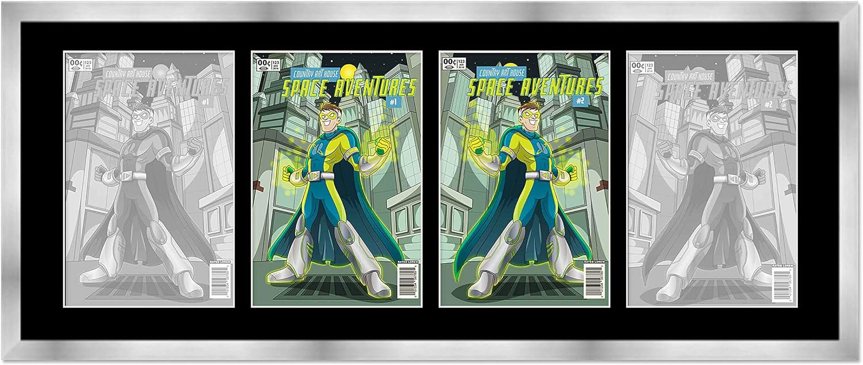 Comic Book Frame Silver Matted | For Comics Published Between 1986 and Present Day (Silver Age ...