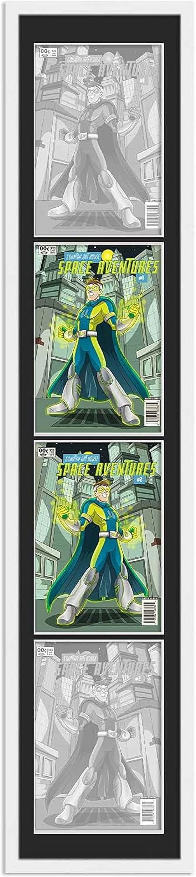 Comic Book Frame White Matted | For Comics Published Between 1986 and Present Day (Silver Age ...