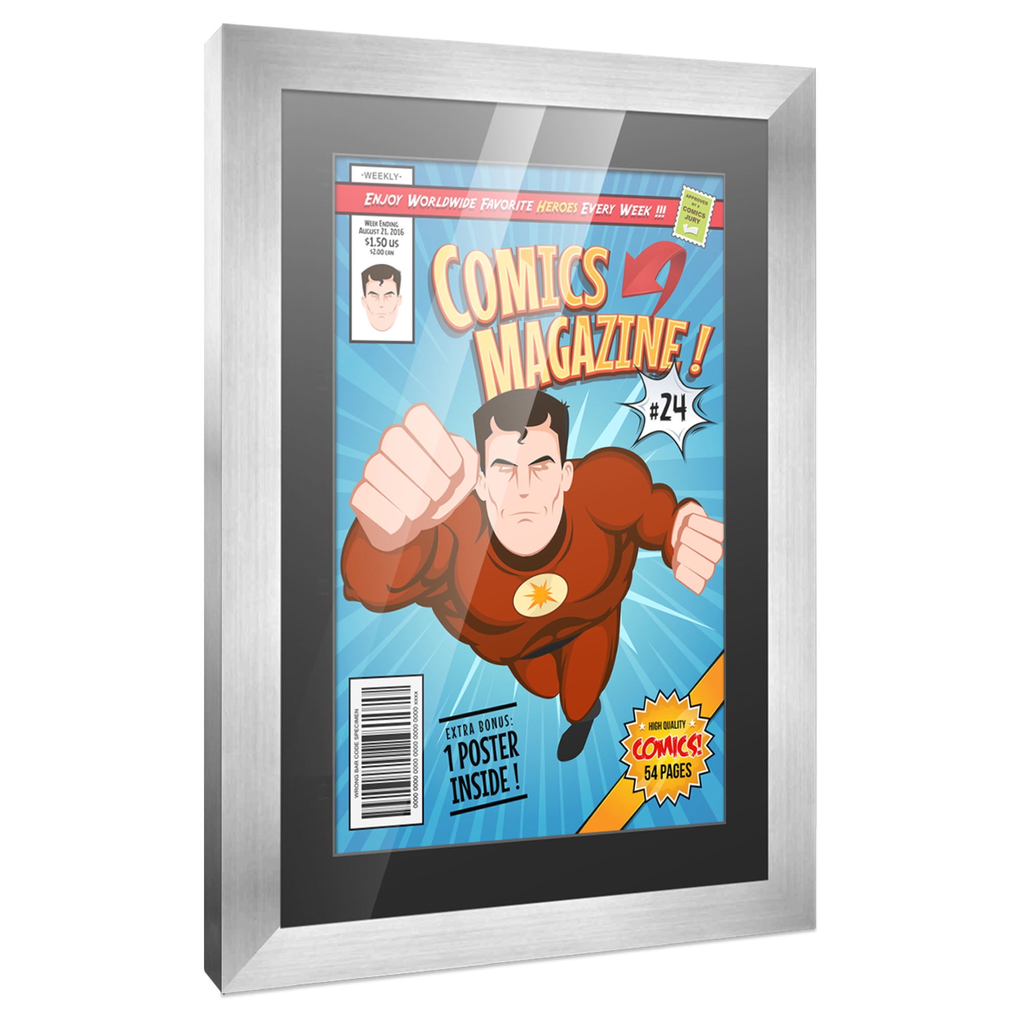 Comic Book Frame with Mat for 1 Silver Age Comic Published 1956-1970 ...