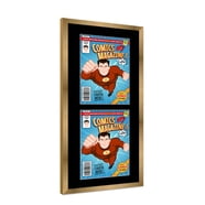12 Comic Book Frame Silver Collage Comic Book Frame with White Mat to ...