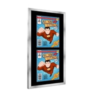 9 Comic Book Frame Silver Collage Comic Book Frame with White Mat to ...