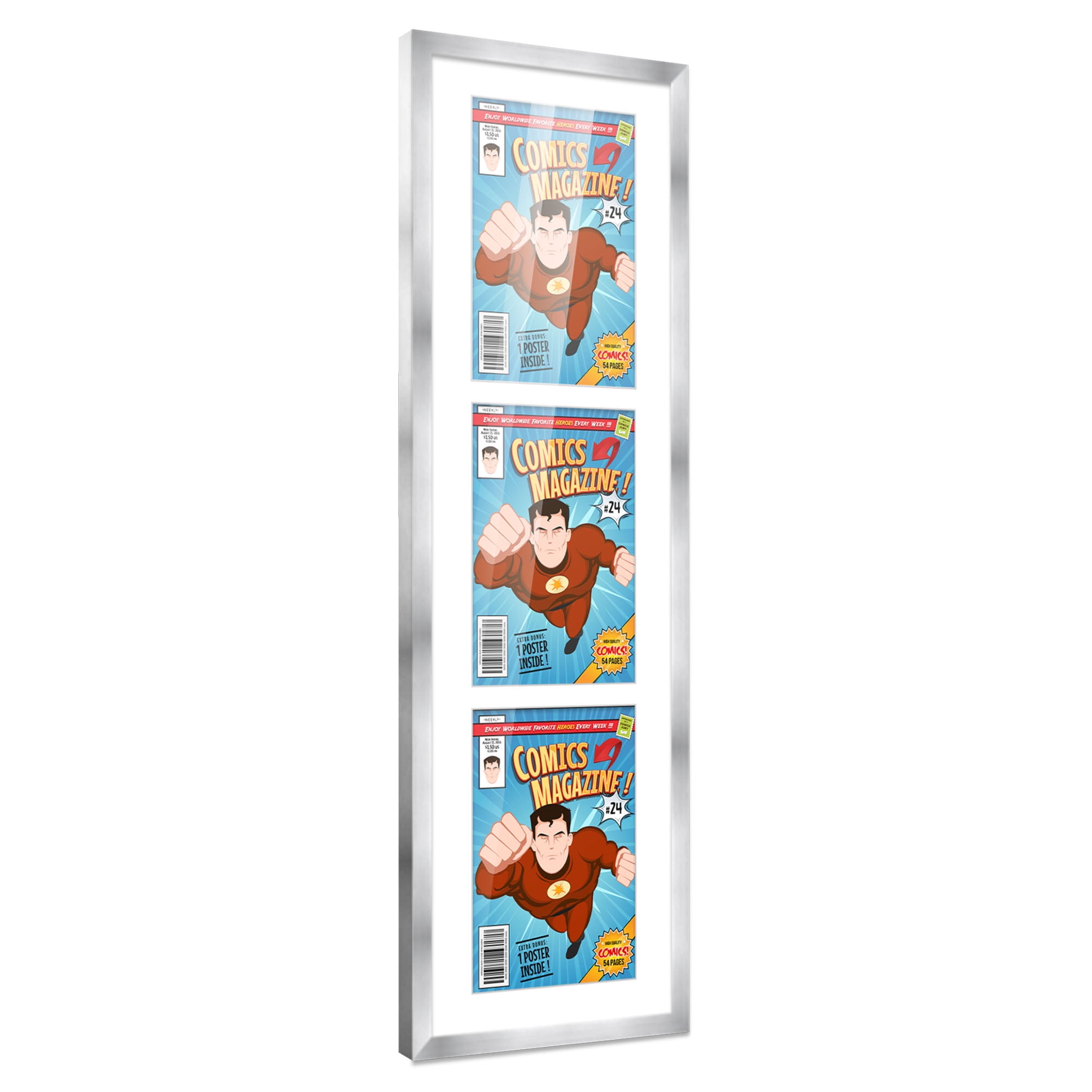 Comic Book Frame with Mat for 3 Golden Age Comics Published 1938-1956 ...