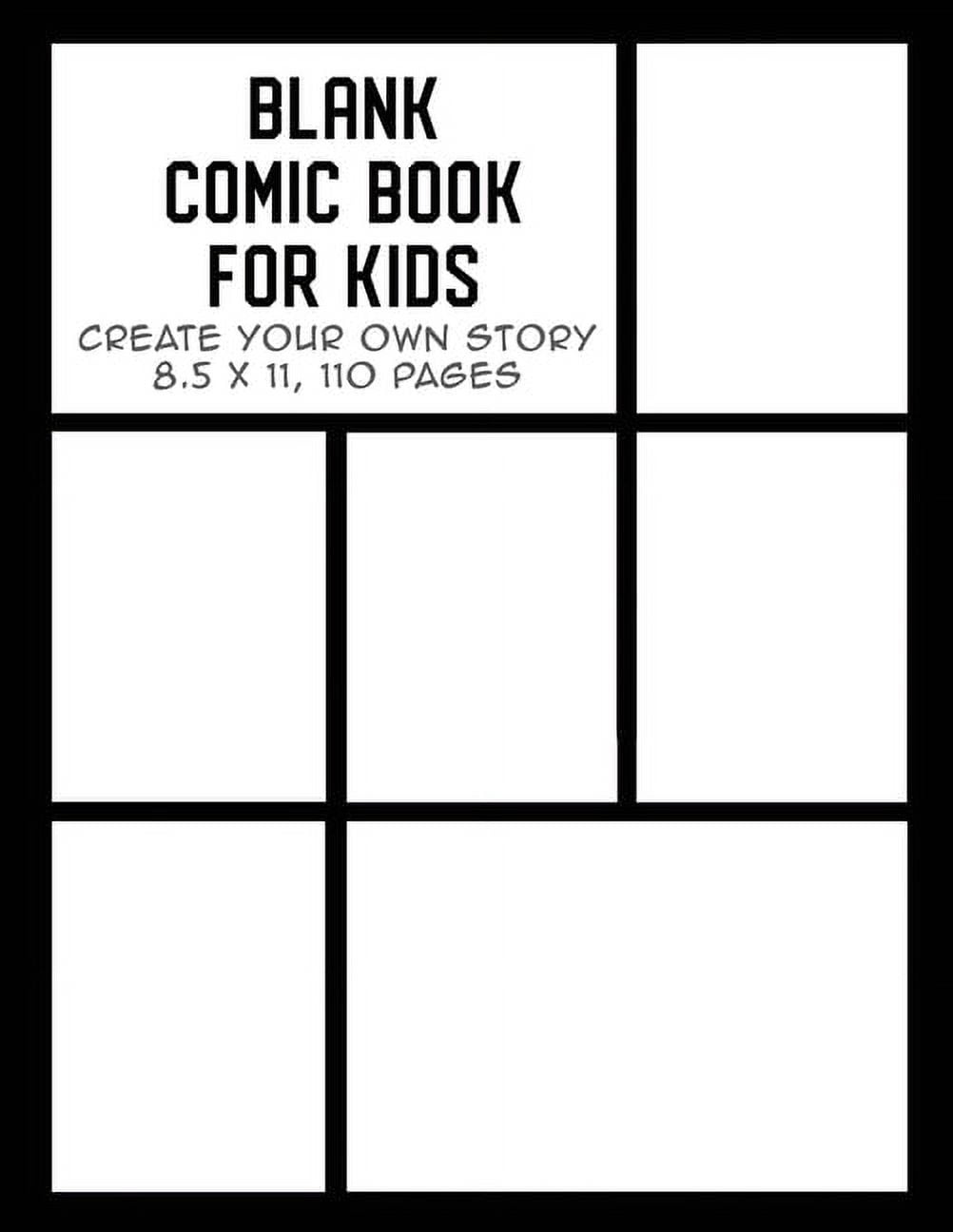 Comic Book Maker For Kids Blank Comic Book For Kids Create Your Own