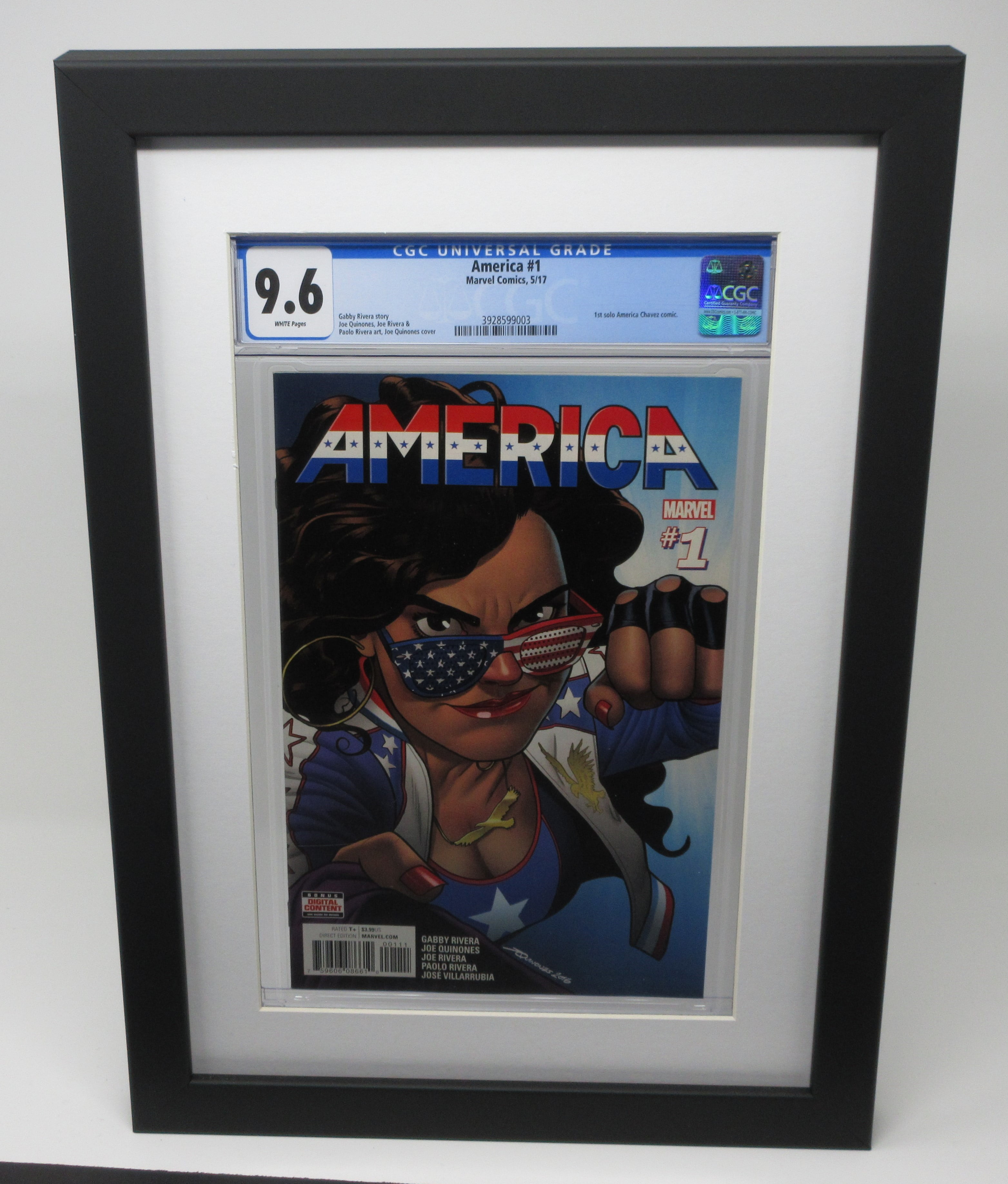 Comic Book (Not Included) Matted Picture Display Wall Frame for CGC ...