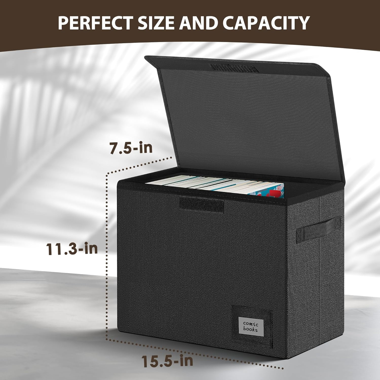 Comic Book Storage, Collapsible and Stackable Comic Short Box ...