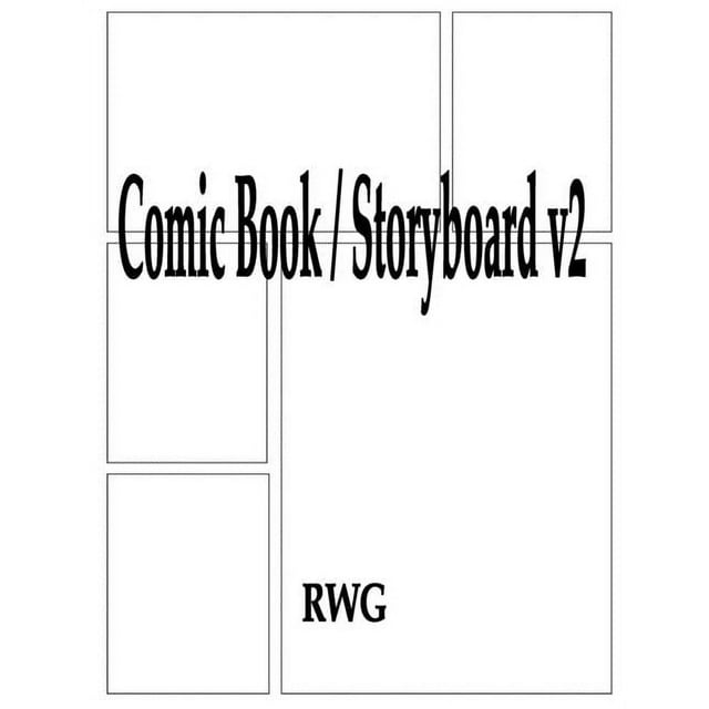 Comic Book / Storyboard v2: 150 Pages 8.5" X 11" (Paperback) - Walmart.com