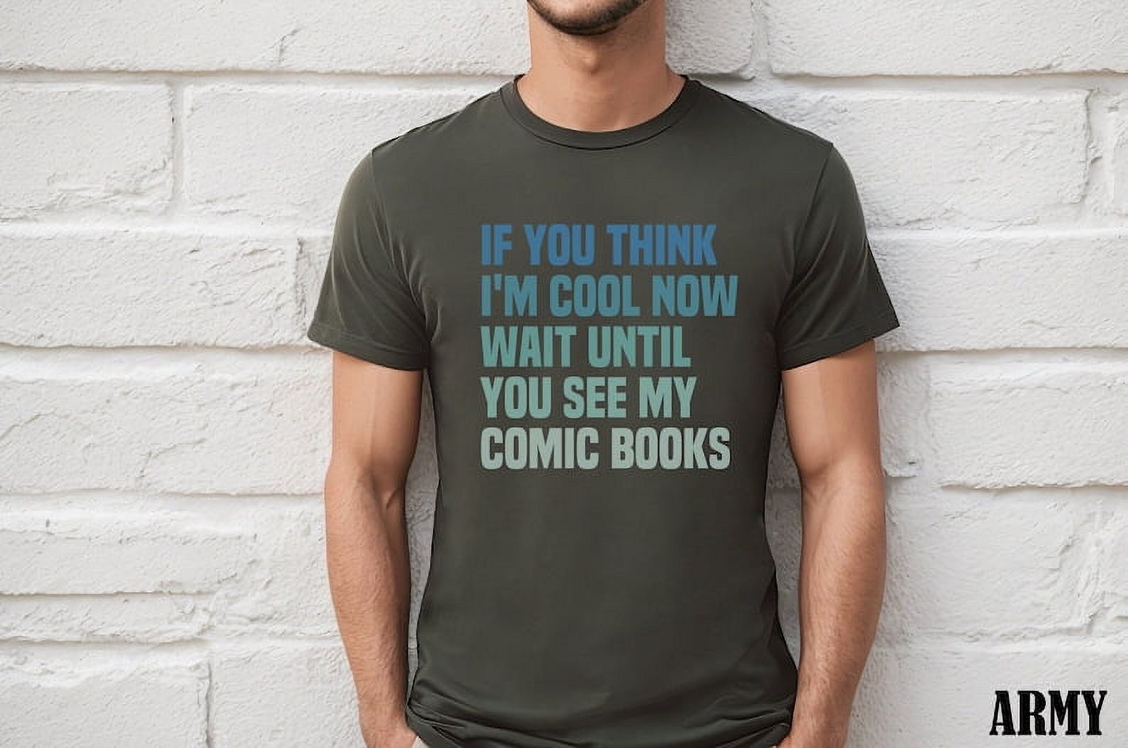 Comic Book Tee - Nerd Funny Comics Lover Gift Shirt - Walmart.com