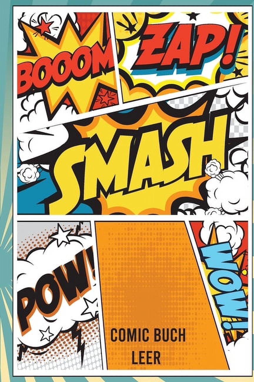 Comic Buch Leer : Zum Selber Zeichnen Geschenk Für Kinder Und Comicfans ...