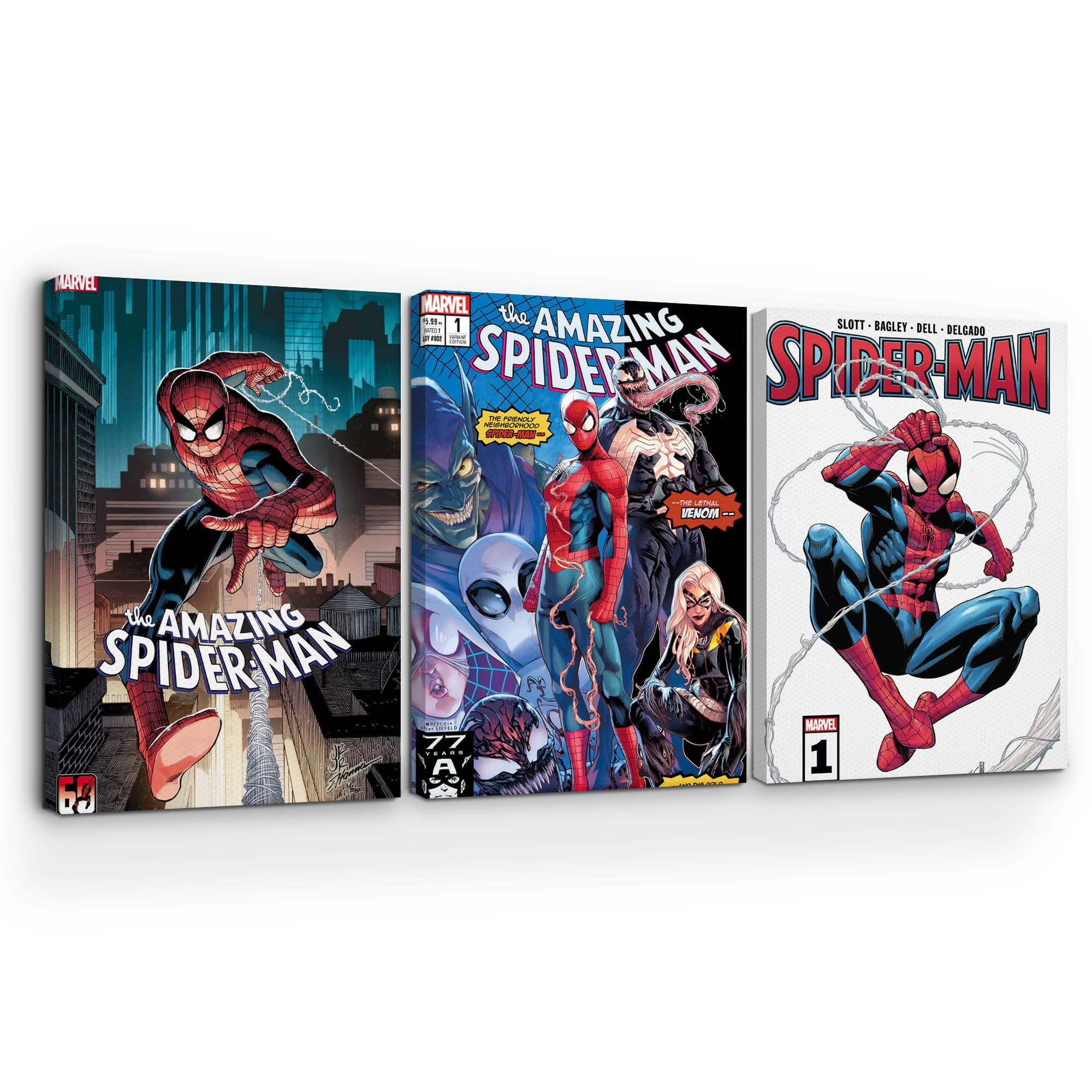 Comic Canvas Wall Art by DreamController Set of 3 - 16x24 inches Wall ...