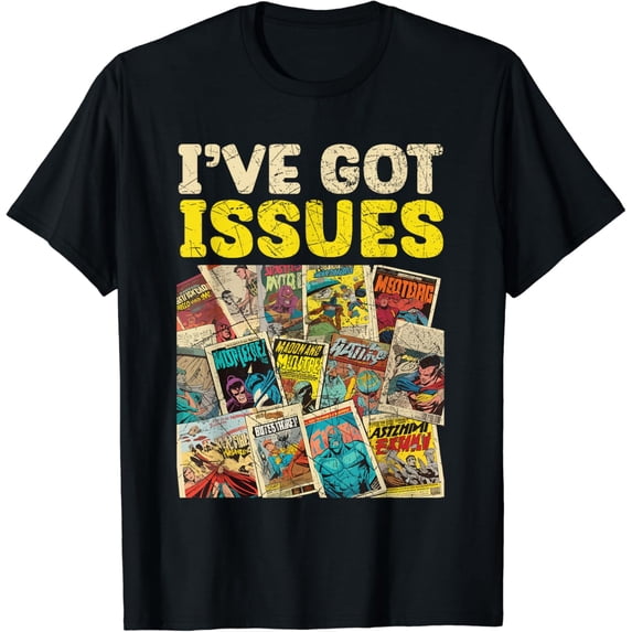 Comic Collector Comic Reader Reading Comic Books T-Shirt - Walmart.com