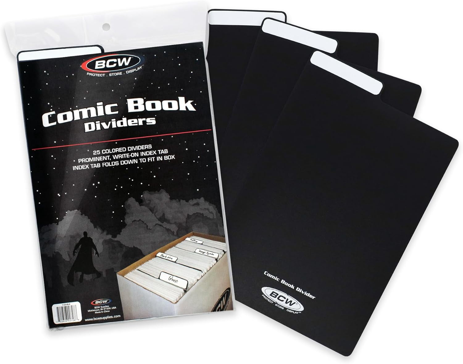 Comic Dividers - 25 Pack | Archival Polyethylene Plastic Dividers ...