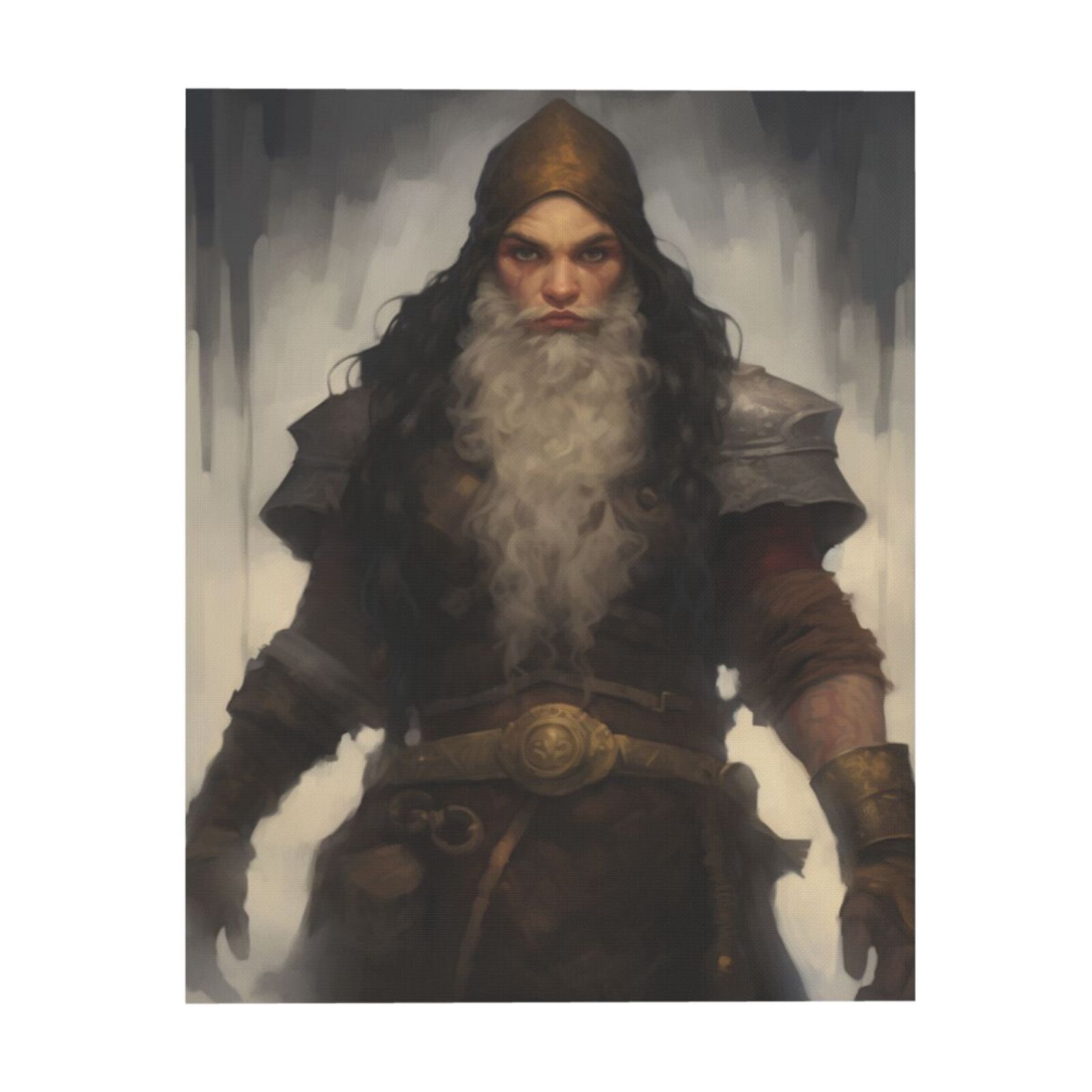 Comic Dwarf (2) Canvas Frameless Painting Wall Art Painting Suitable ...