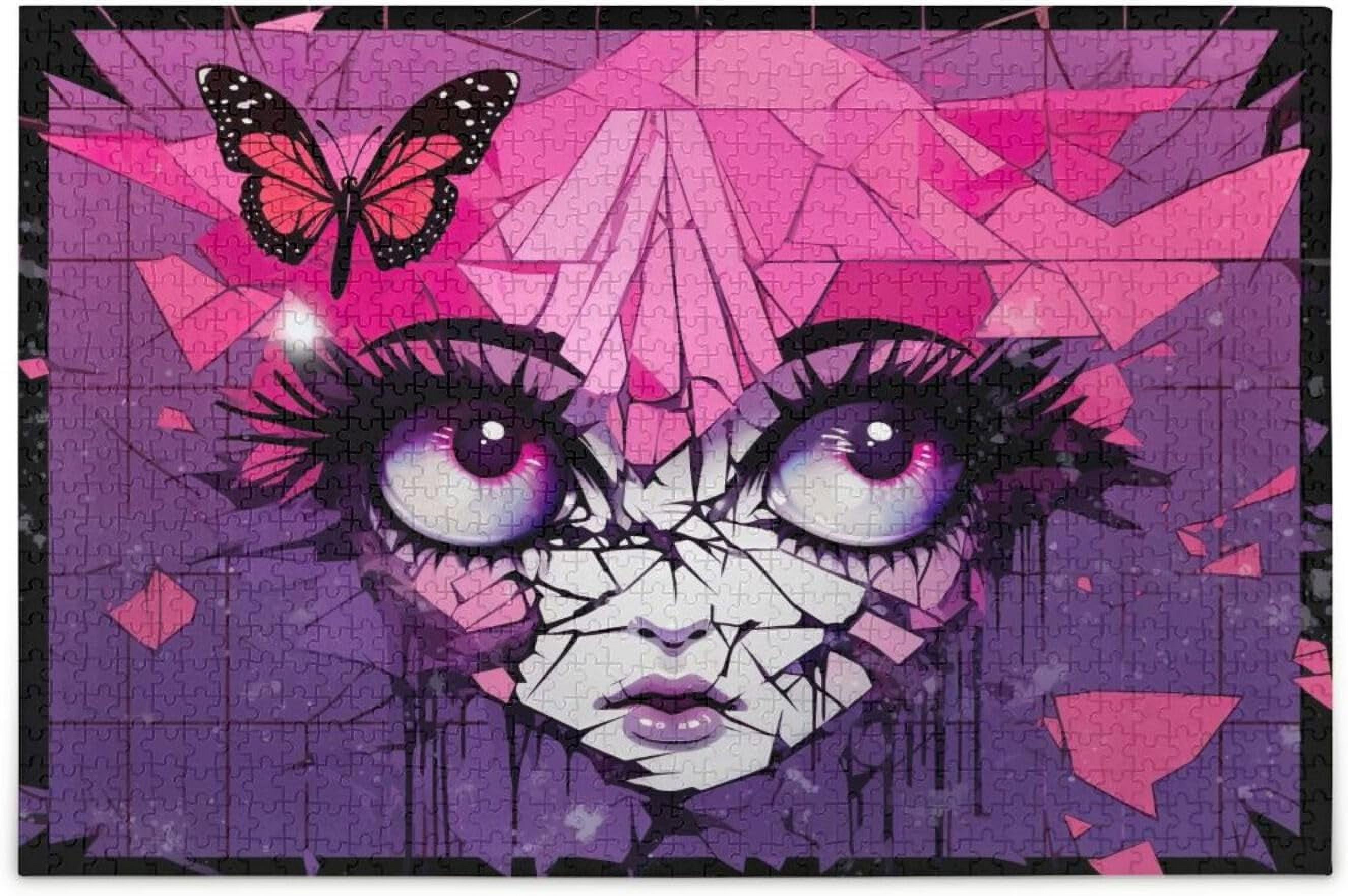 Comic Girl Jigsaw Puzzles for Adults or Kids 500 Piece,Decompression ...