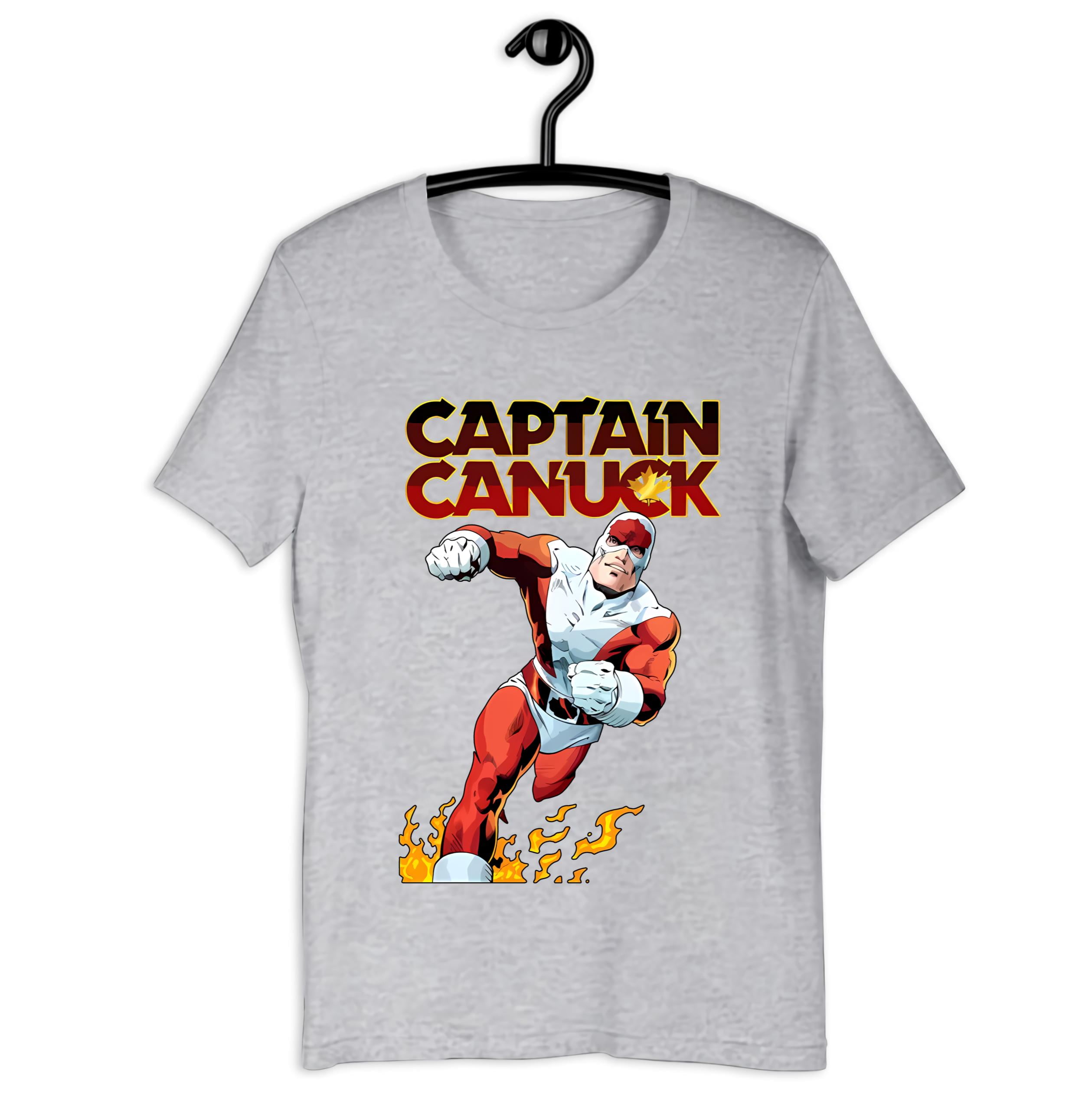 Comic Hero Tribute Shirt – Bold Maple Leaf Superhero Tee -TH54075 ...