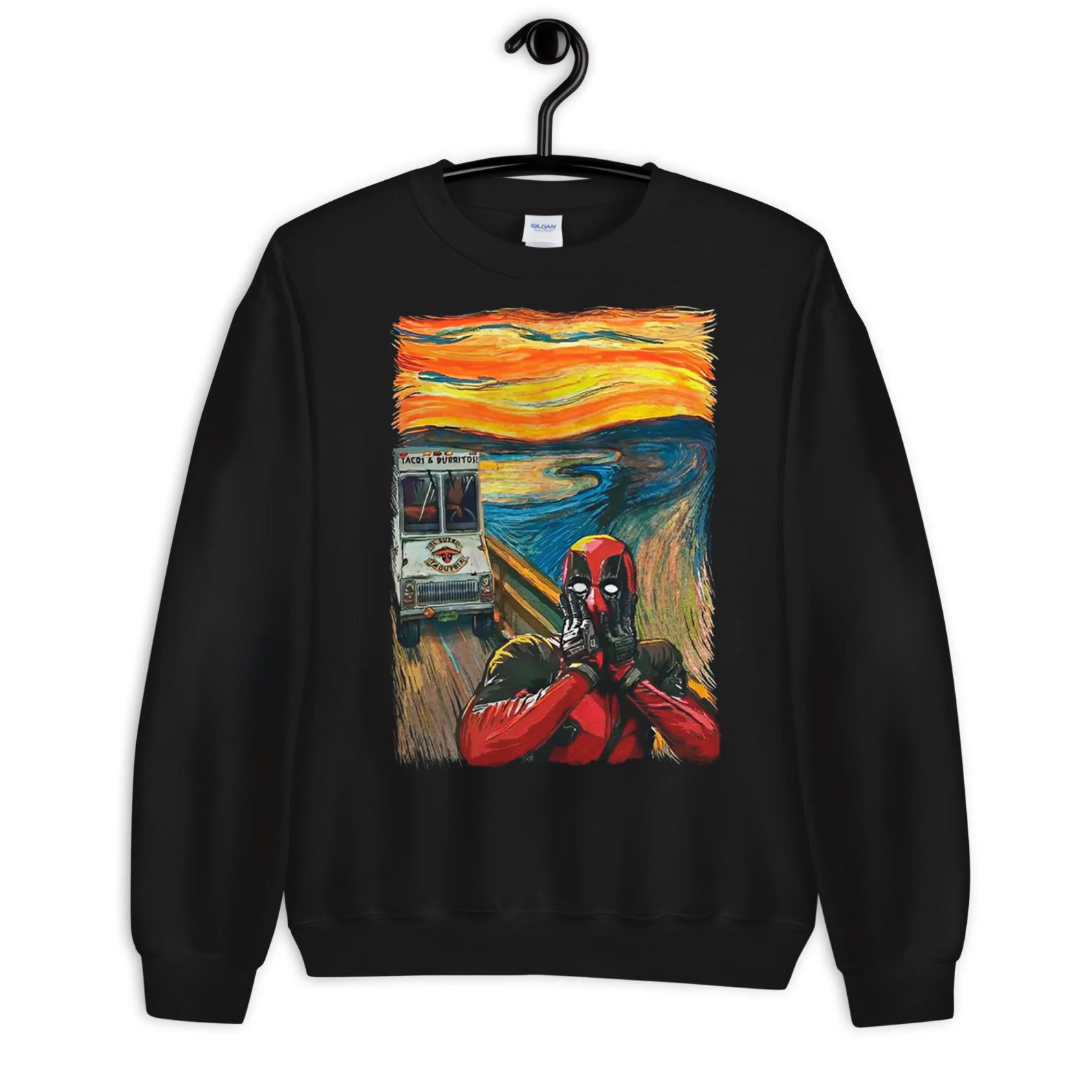 Comic-Inspired Graphic Shirt Featuring Bold Designs of Iconic ...
