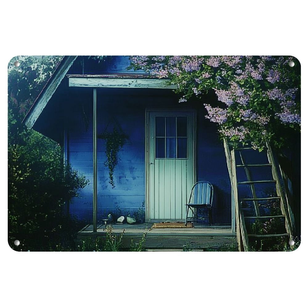 "Comic-Inspired Iron Wall Art, 12x8 Inches - Frameless Metal Tin Sign ...