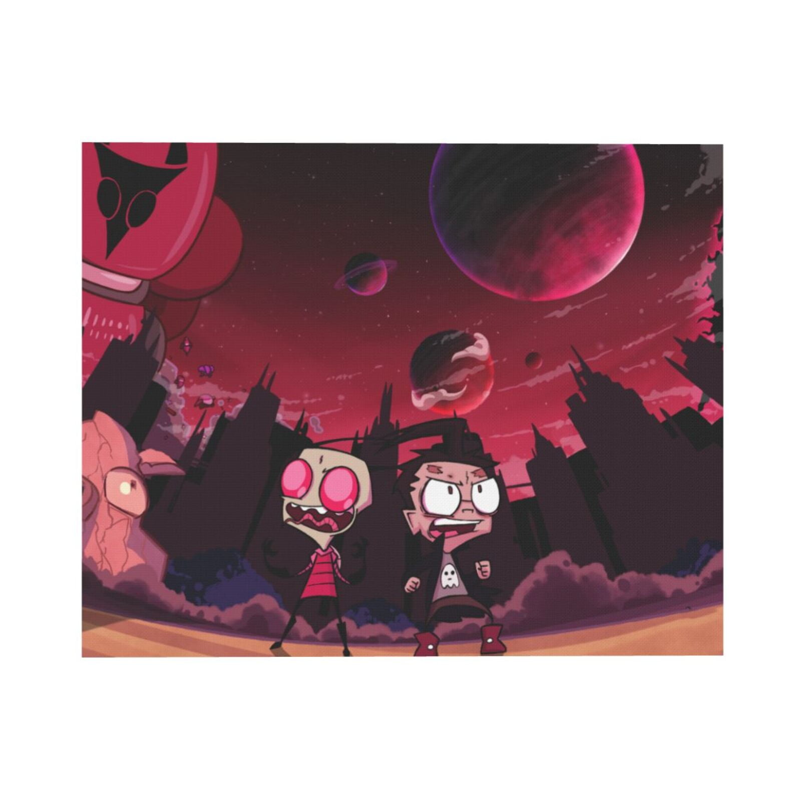 Comic Invader Zim Canvas Decorative Poster Unframed Wall Art Picture ...