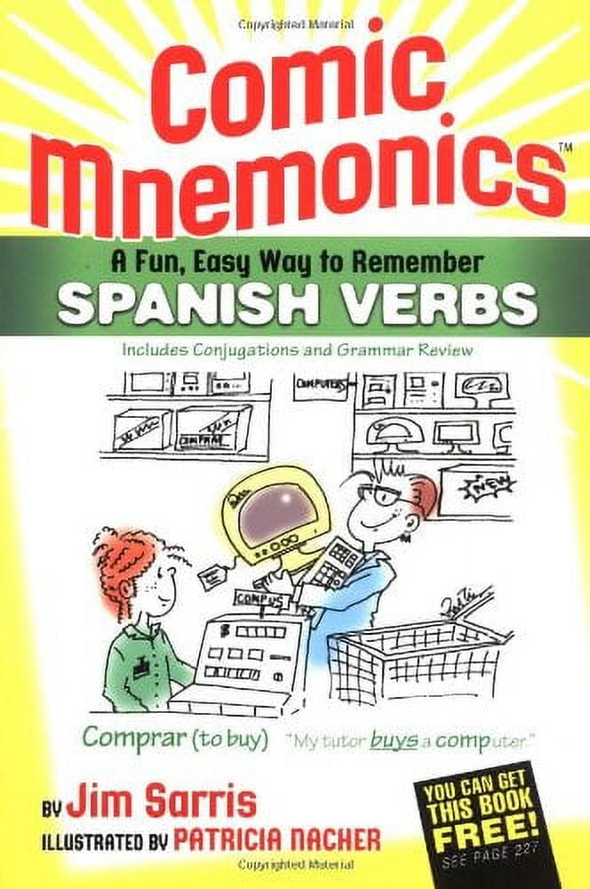 Pre-Owned Comic Mnemonics: Spanish Verbs: A Fun, Easy Way to Remember ...