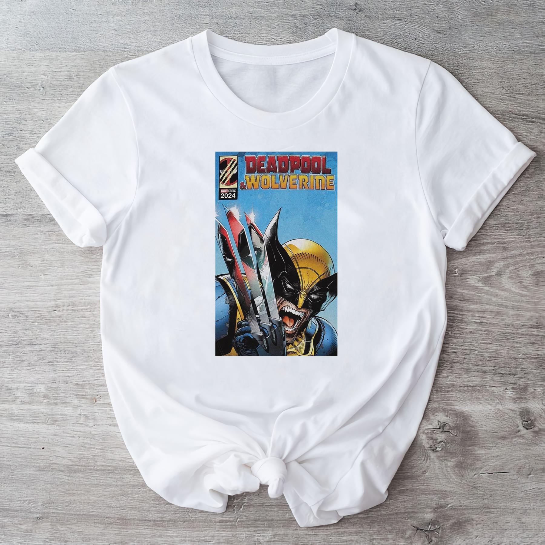 Comic Reflection Parody Shirt, Action Duo Graphic Tee, Pop Movie ...