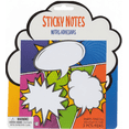 Comic Speech Bubble Sticky Notes – 3-Piece Adhesive Note Set - Walmart.com