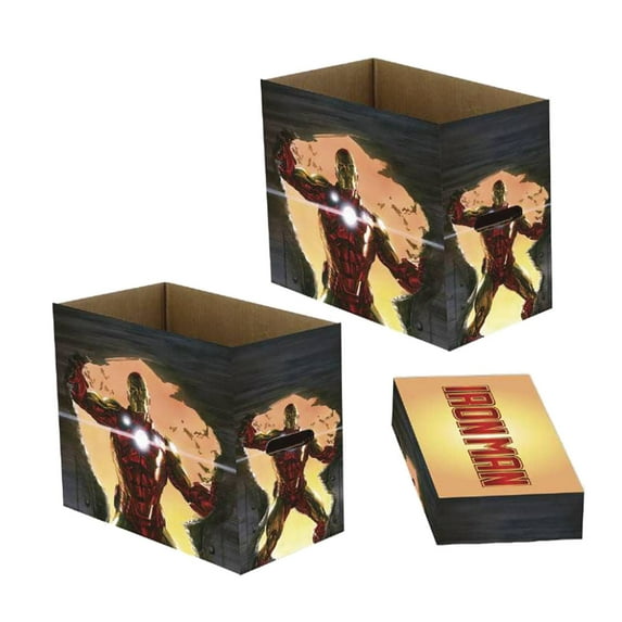 Comic Storage Box - Marvel Comics Invincible Iron Man with Lid ...