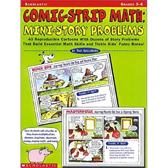 Pre-Owned Comic-Strip Math: Mini-Story Problems (Paperback) 0439043832 ...
