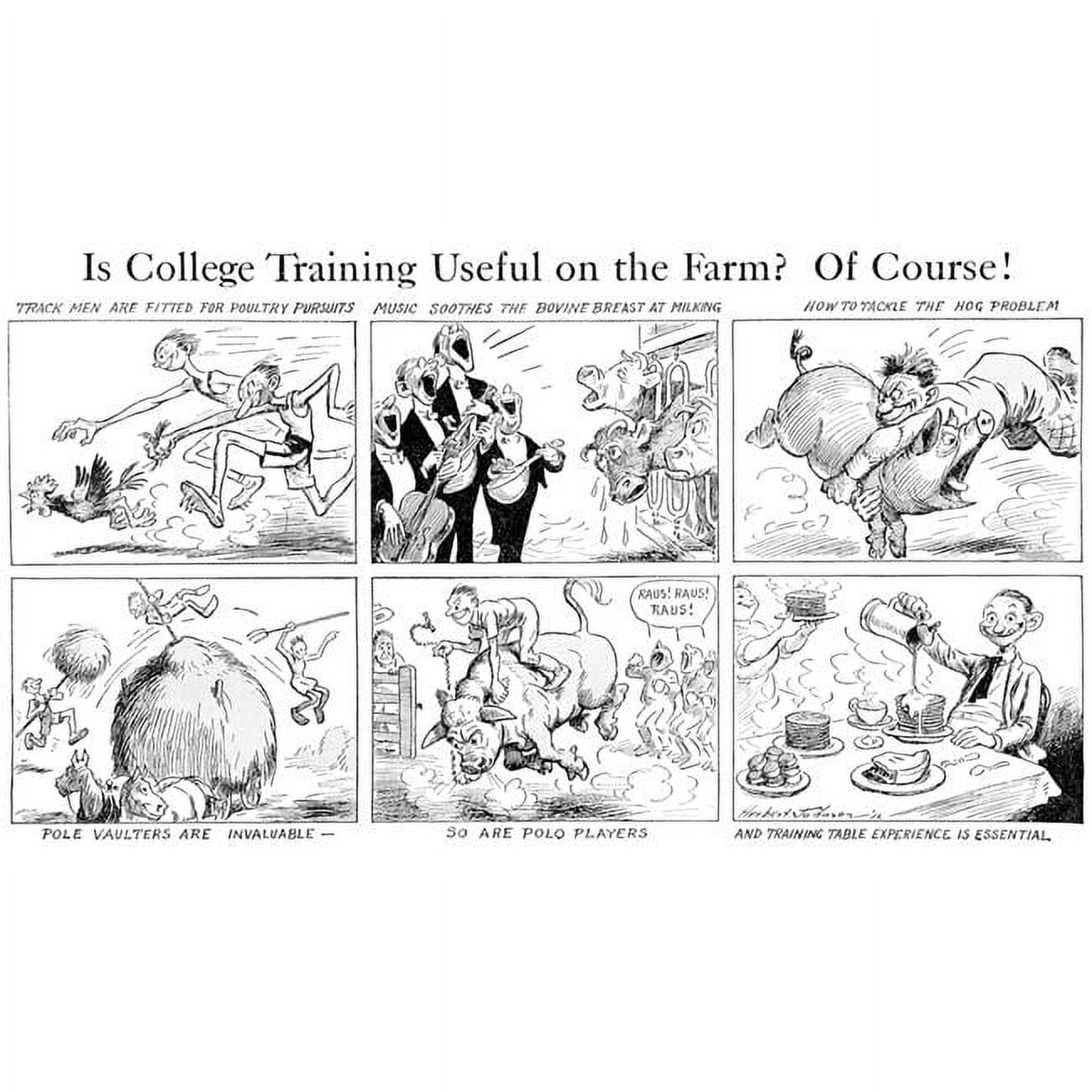 Comic Strip in Country Gentleman Agricultural Magazine From The Early ...