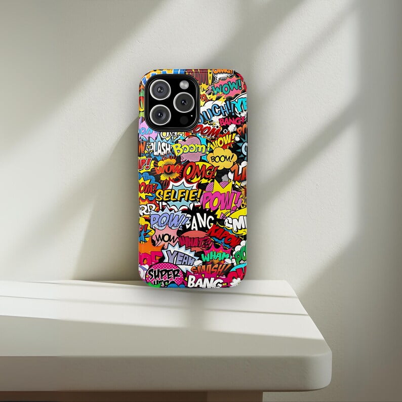 Comic Style Hard Polycarbonate Gift Phone Case Compatible with iPhone ...