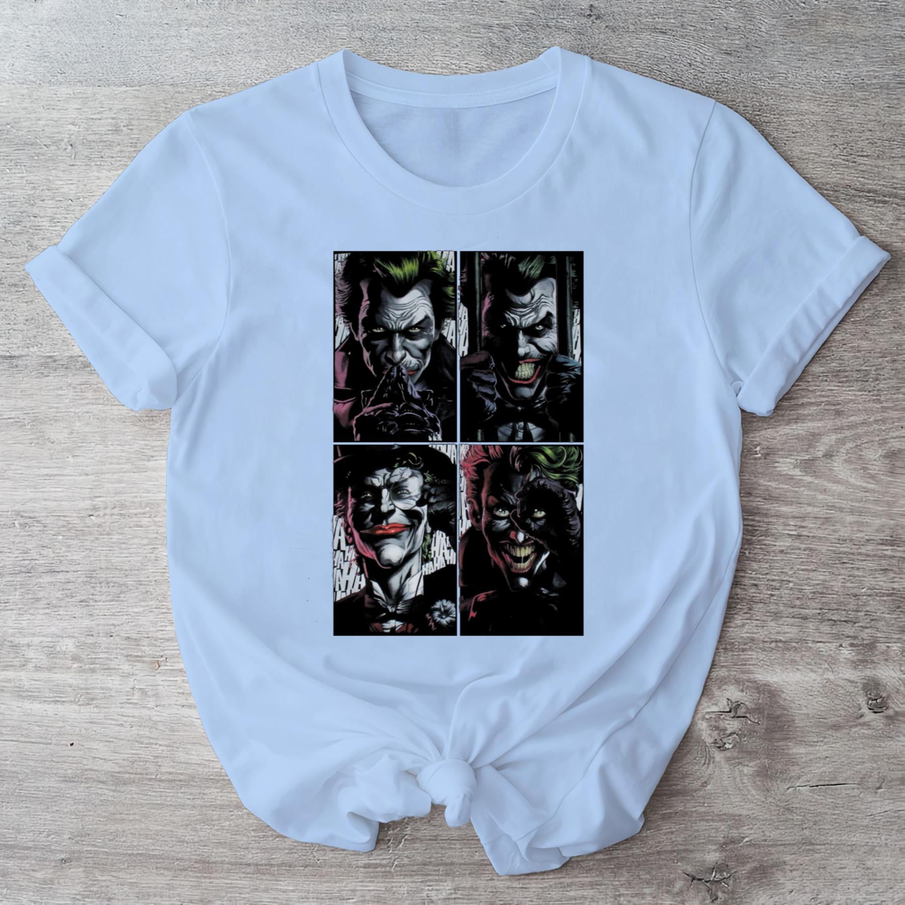 Comic Villain Emotion Panel Graphic Shirt, Retro Chaos Mood Tee, Dark ...