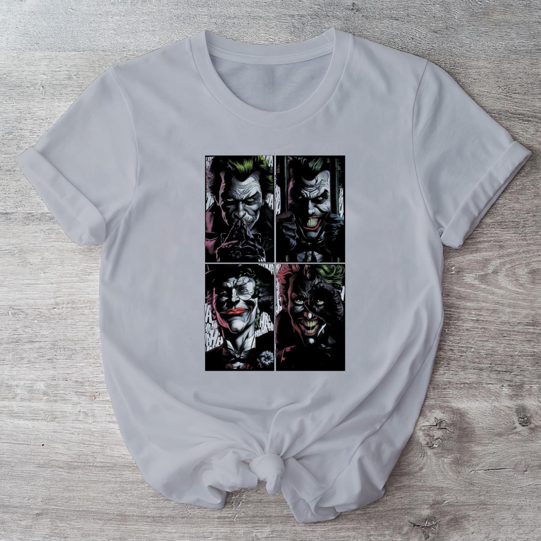 Comic Villain Emotion Panel Graphic Shirt, Retro Chaos Mood Tee, Dark ...