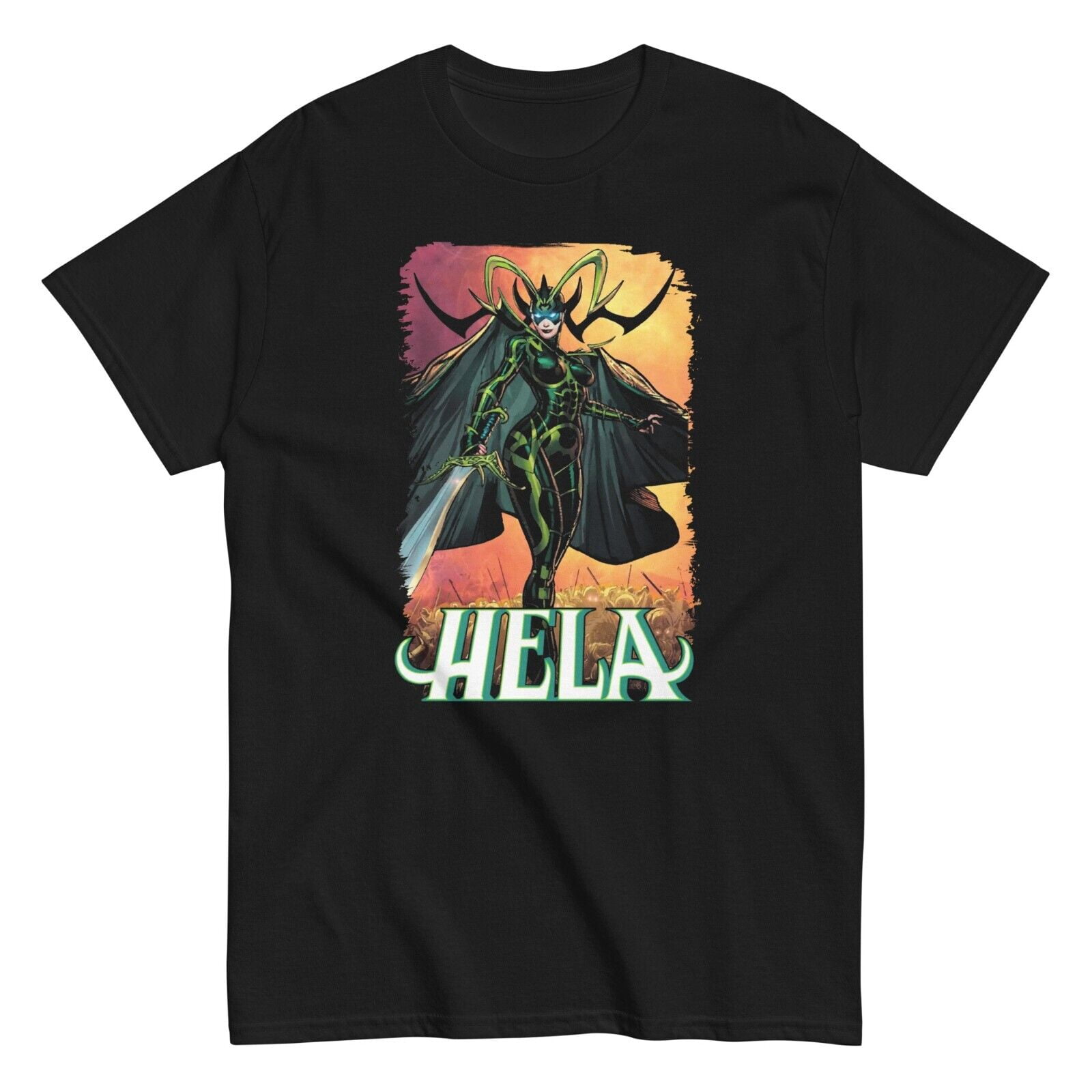 Comic Villain Fantasy Graphic Shirt – Dark Queen Superpower Tee S-3XL ...