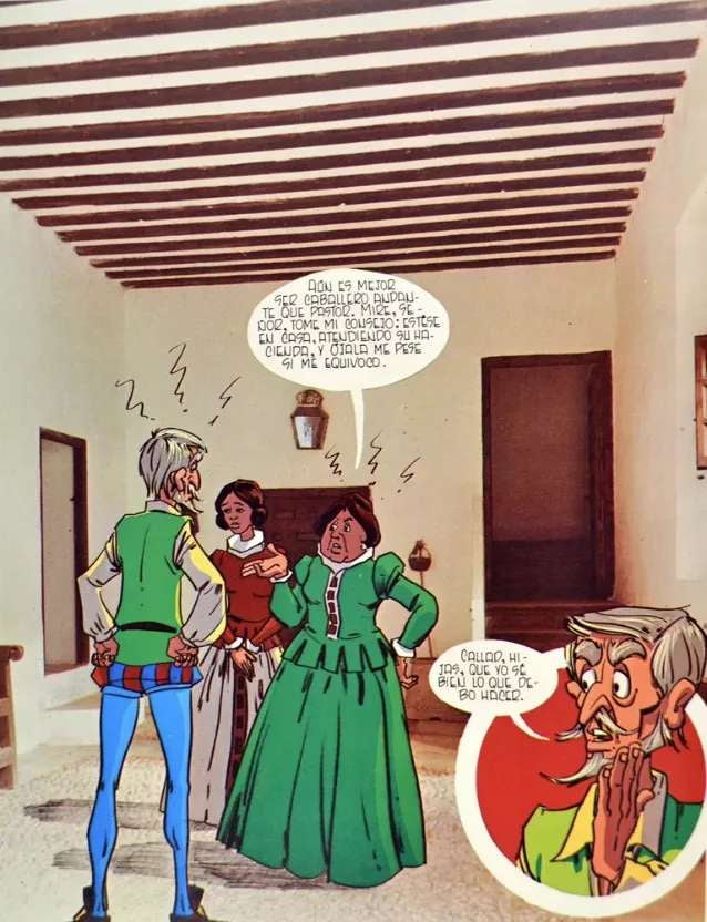 Comic book Animated argument scene story. Decor Poster. Graphic Art ...