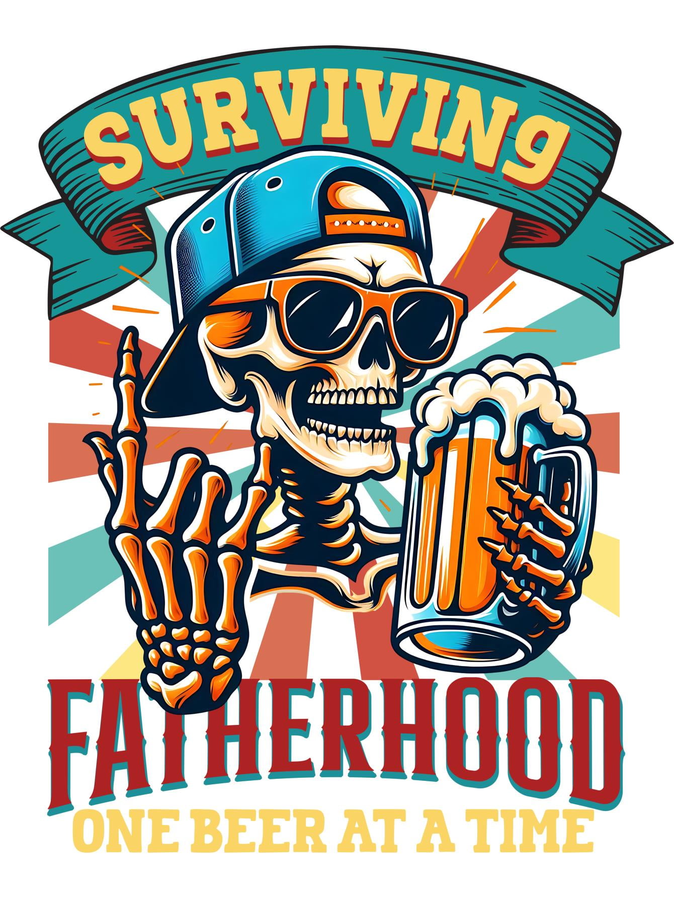 Comical Skull Tee for Fathers – The Perfect Shirt to Survive Dad Life ...