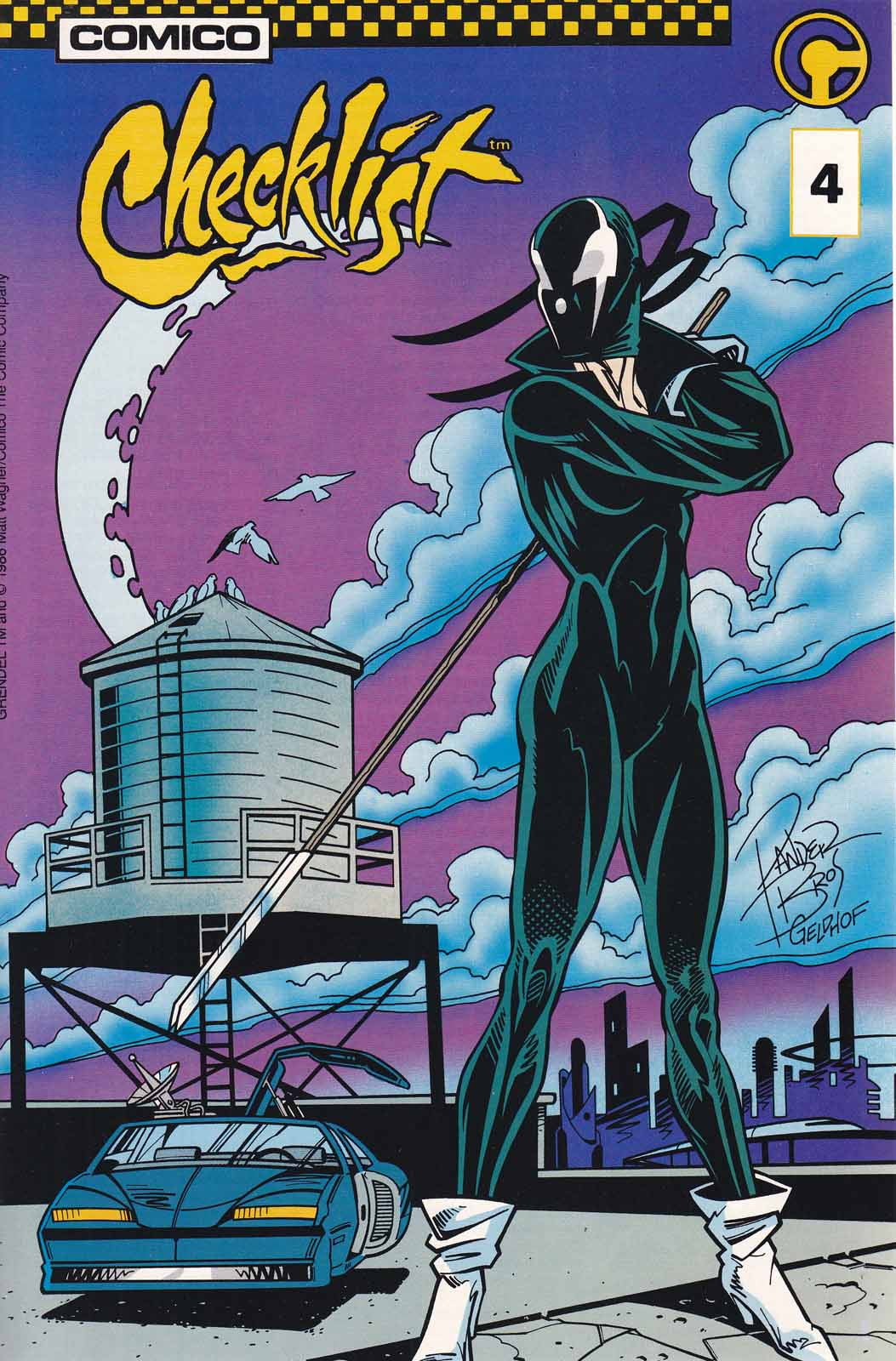 Comico Checklist #4 VF ; COMICO Comic Book - Walmart.com