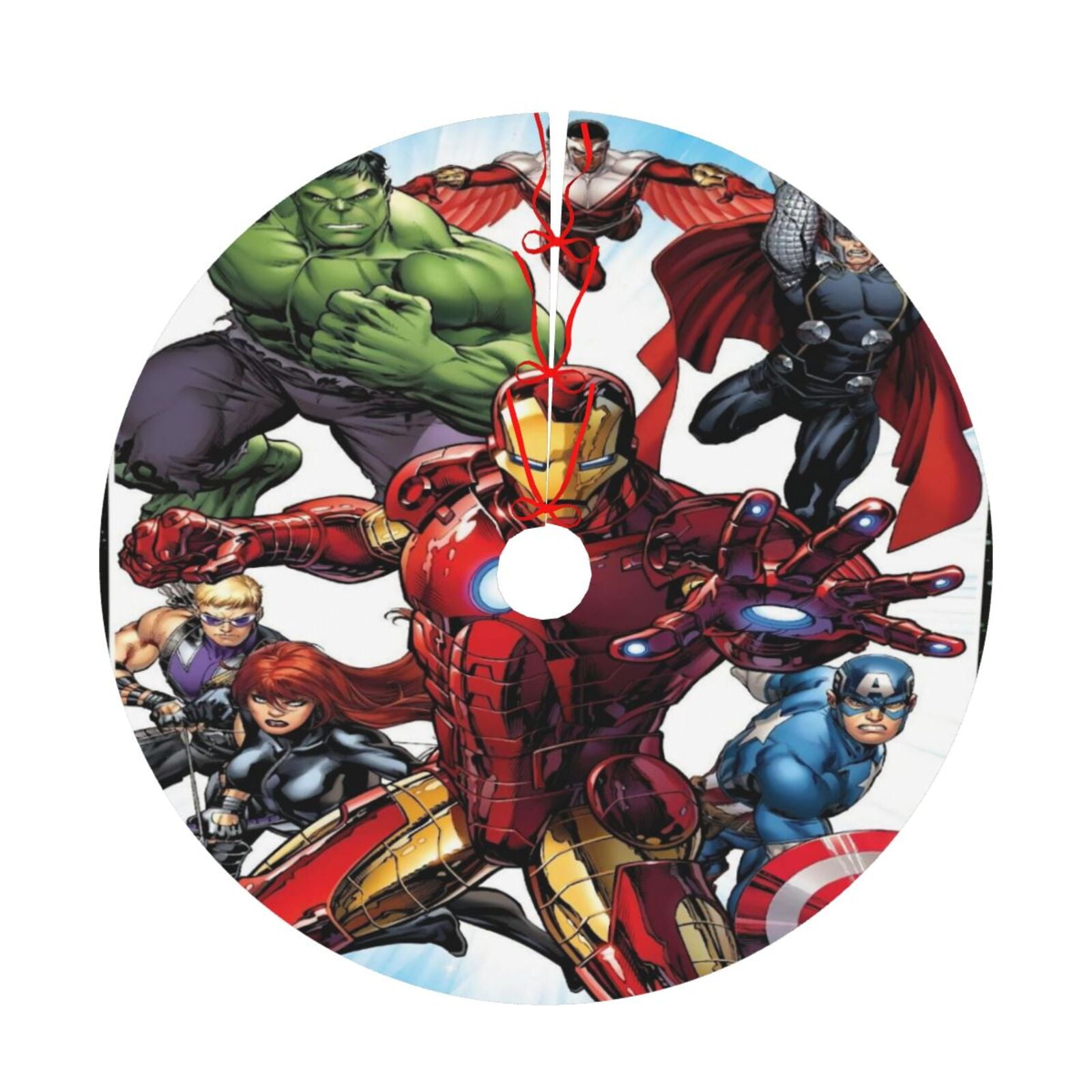 Comics Captain America And Iron Man Batman Christmas Tree Skirt 30 Inch ...