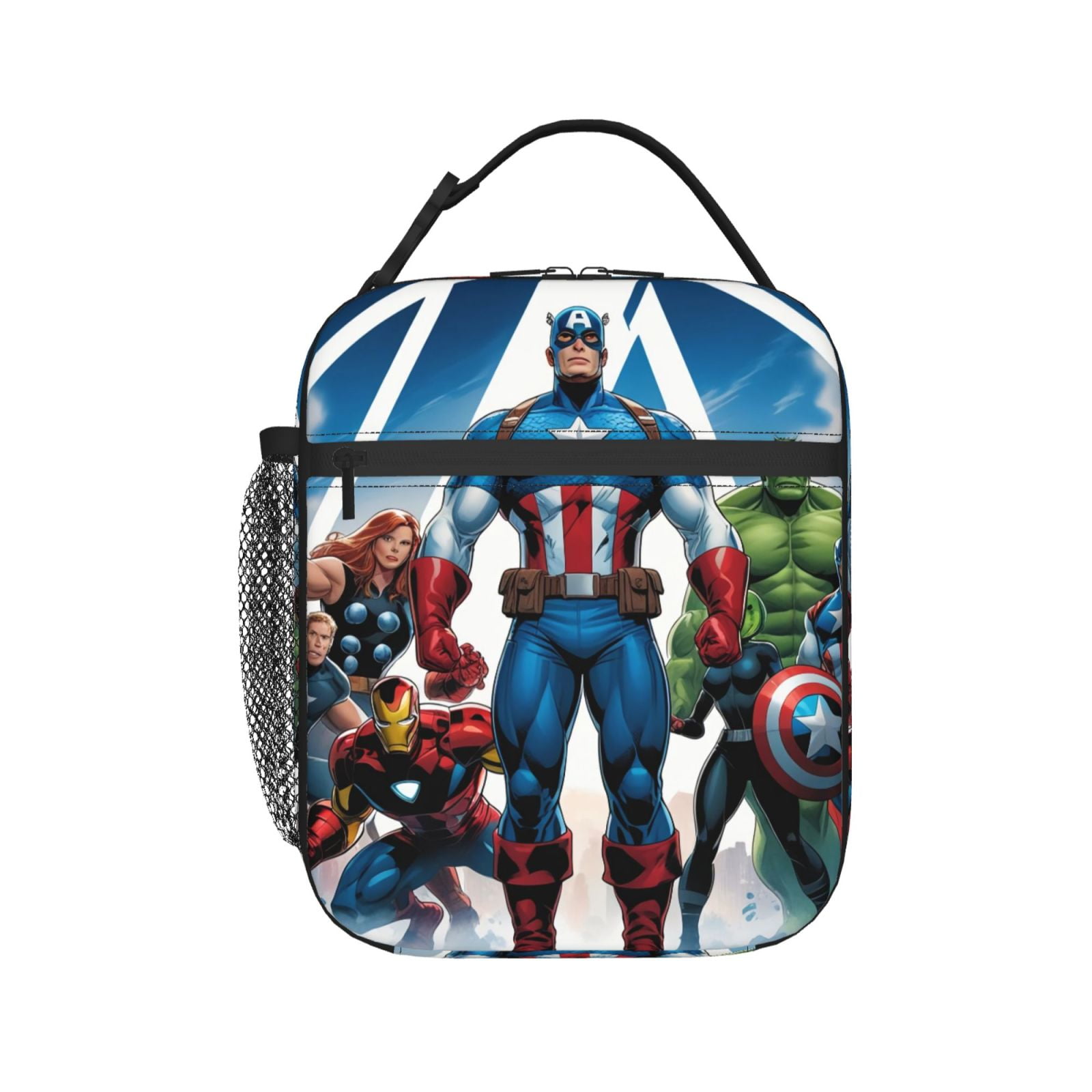 Comics Captain America And Iron Man Batman Lunch Box for Women Men ...