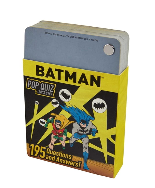 Comics: DC Comics: Batman Pop Quiz Trivia Deck (Cards) - Walmart.com