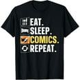 Comics Design For Men Women Comic Book Nerd Comic Book Lover T-Shirt ...