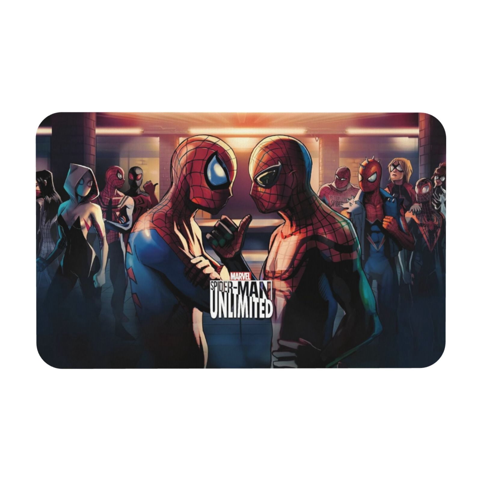 Comics Game-Spider-Man Bath Mat,Diatomite Bath Mat,Super Absorbent ...