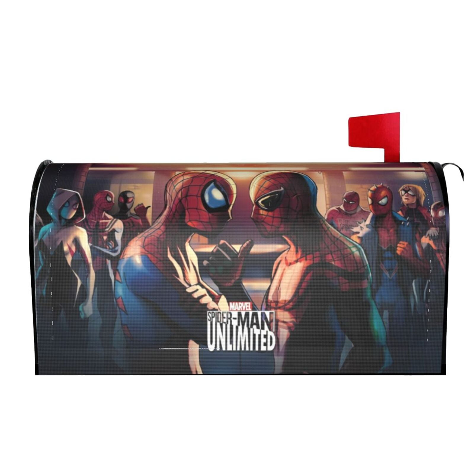 Comics Game-Spider-Man Cartoon Character Mailbox Cover Magnetic ...