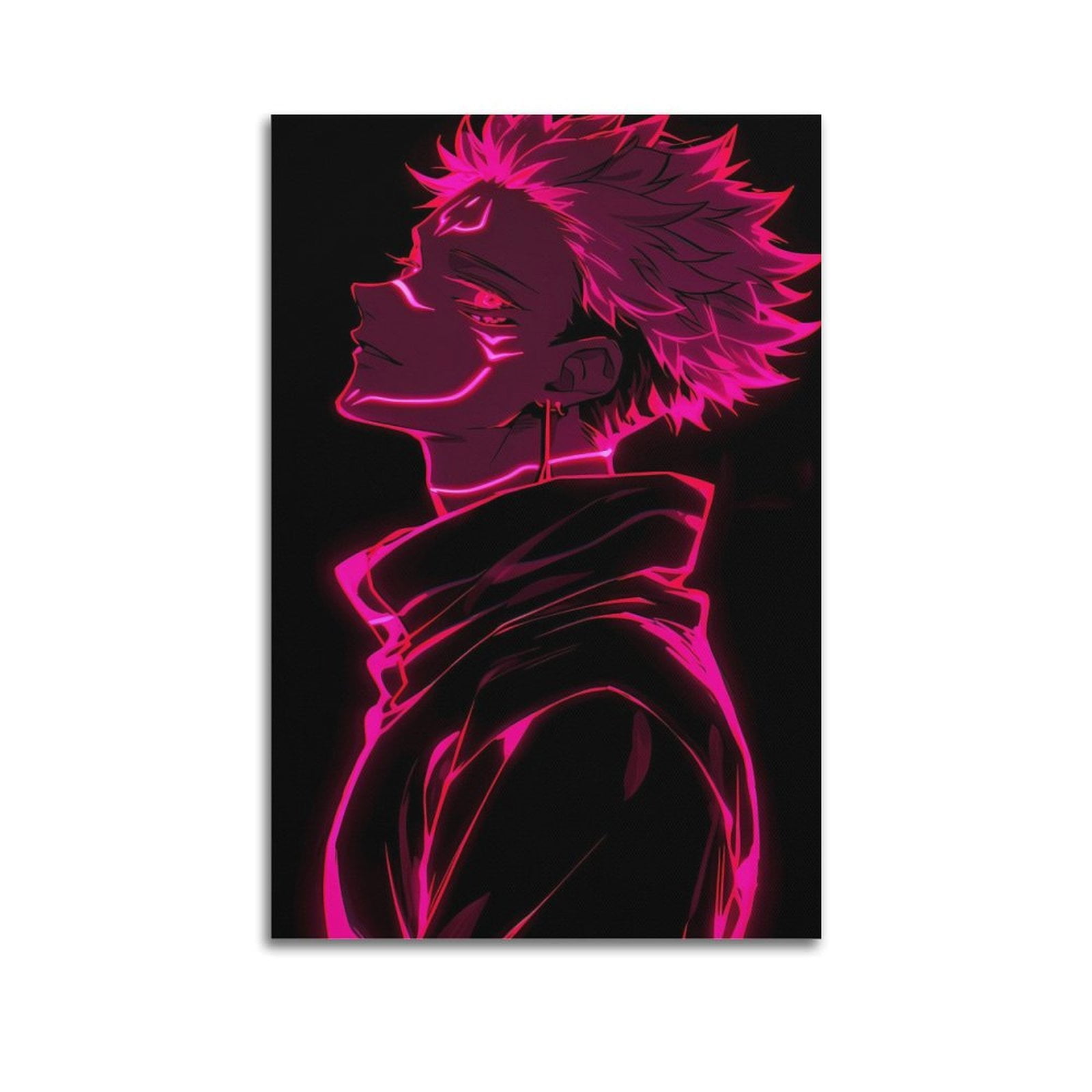 Comics Jujutsu Kaisen Character Ryomen Sukuna Painting Vintage Poster ...