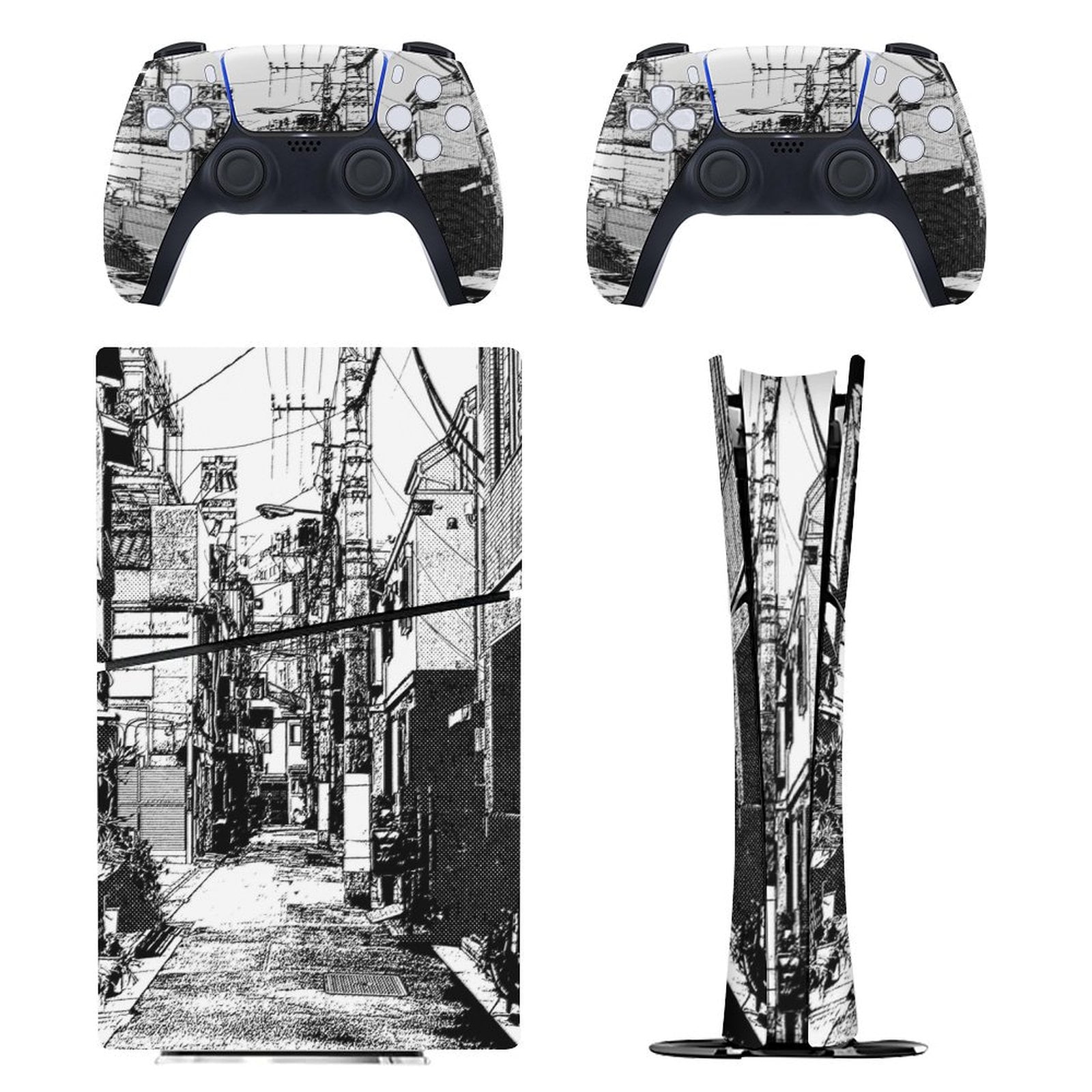 Comics Painting Cartoon PS5/PS5 Slim Digital Disc Skin Sticker For ...